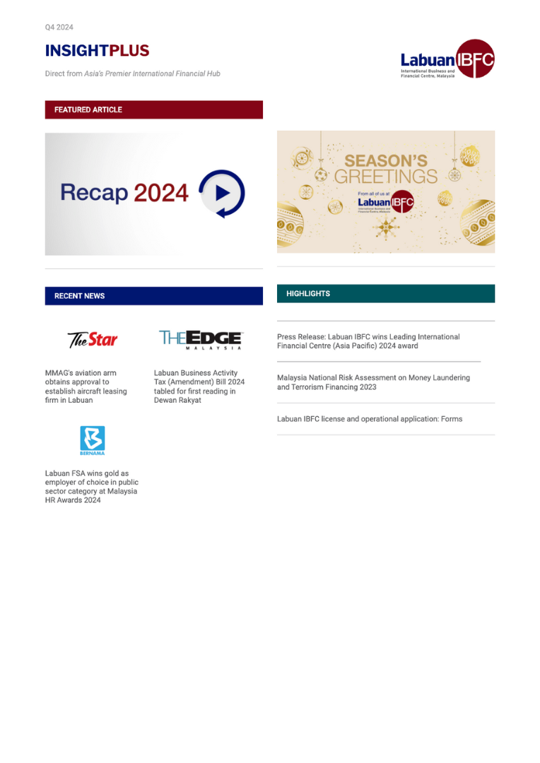 Labuan IBFC | Asia’s Premier International Financial Hub